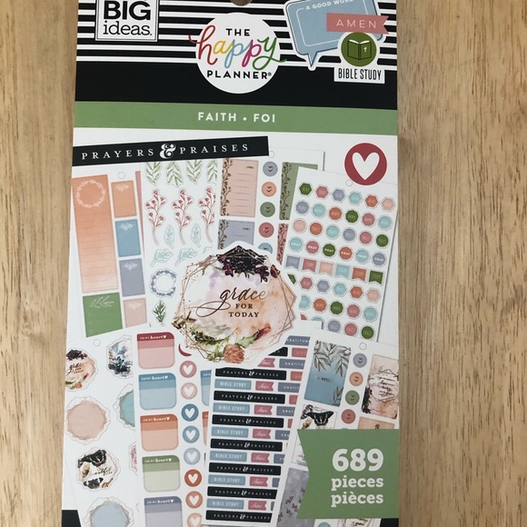 The Happy Planner | Office | The Happy Planner Faith 689pc Sticker Book ...